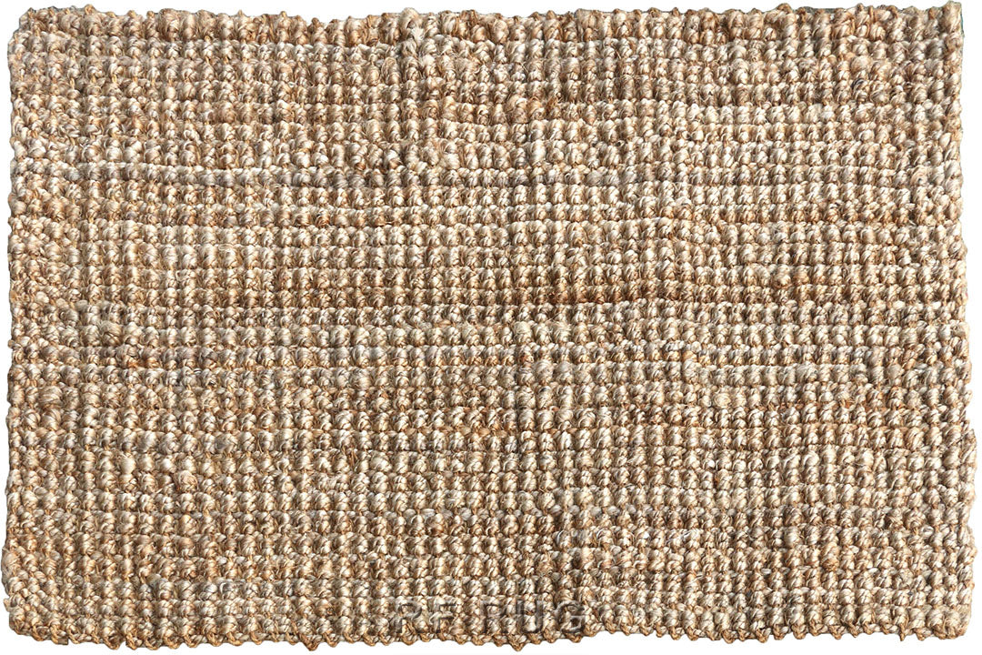 Kerala natural hand spun jute woven rug– 法蘭德斯地毯